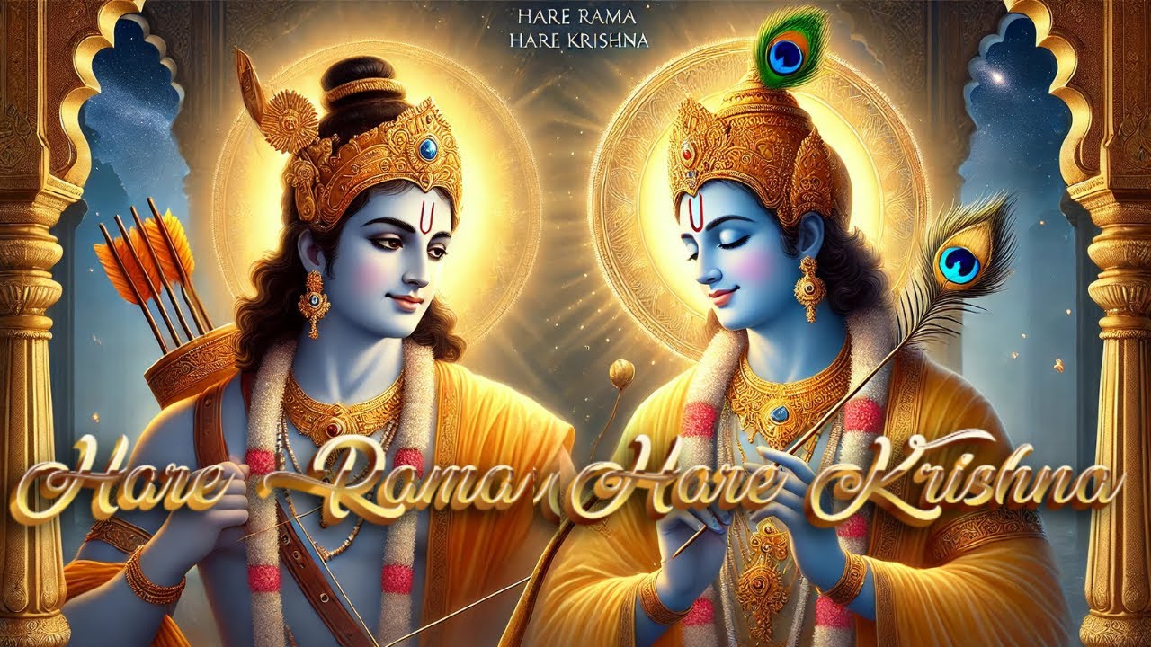 Hare Rama Hare Krishna Bhajan | Soothing Devotional Song of Ram ...