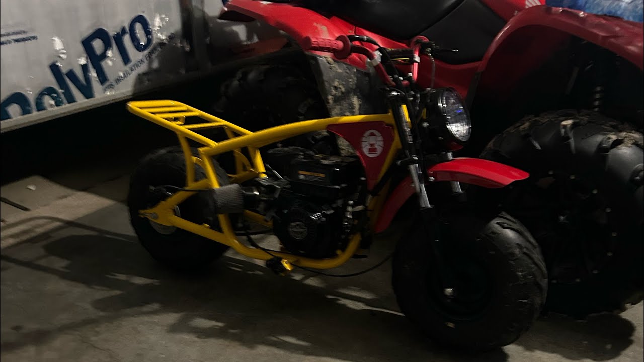 Mini bike build part 2 - YouTube