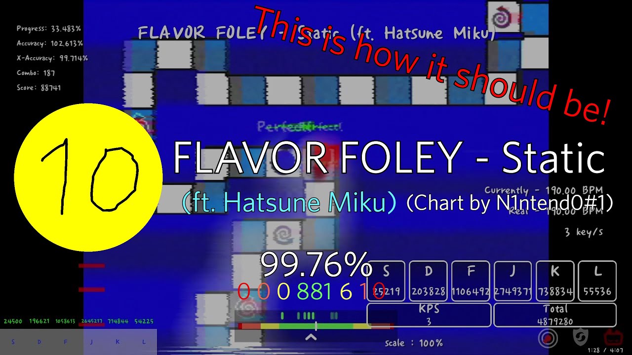[Play] (10) FLAVOR FOLEY - Static ft. Hatsune Miku 99.76% - YouTube