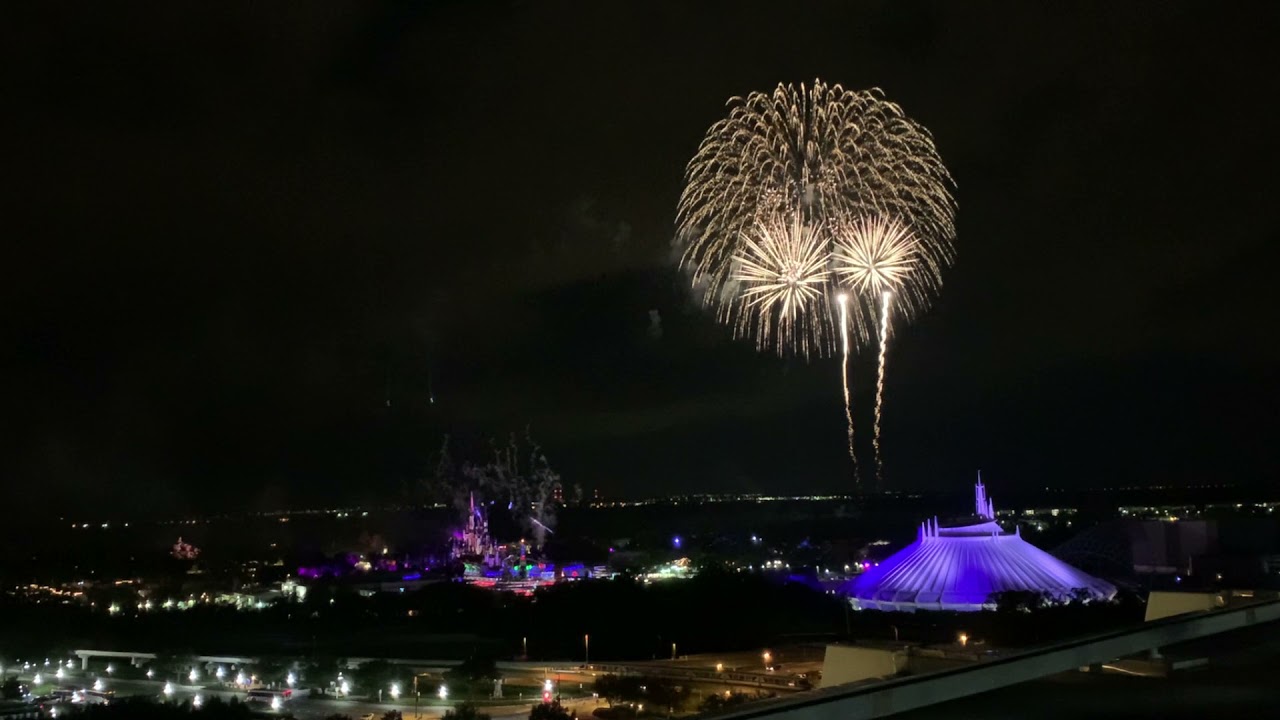 Happily Ever After Fireworks from California Grill Observation Deck ...