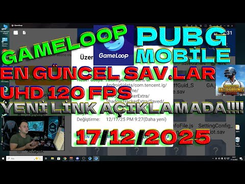 YENİ SAV. YENİ LİNK ULTRA HD 120 FPS GAMELOOP PUBG MOBİLE #pubgmobile #gaming #keşfet