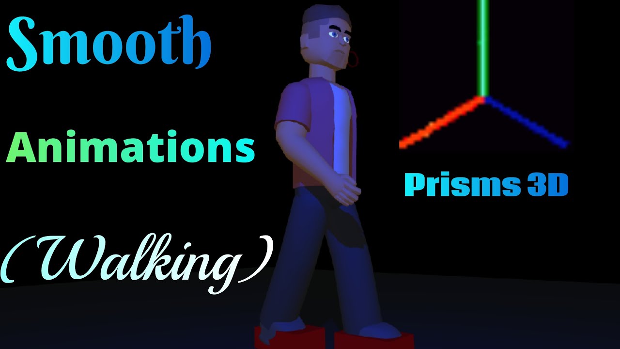 Smooth (Realistic) Walking Animation in Prisma 3D#prisma3d #animation # ...