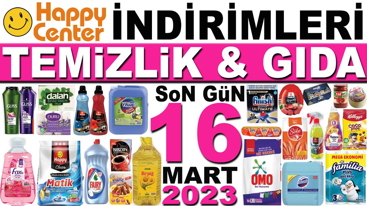 HAPPY CENTER İNDİRİMLERİ KAMPANYALI ÜRÜNLERİ |♠ HAPPY CENTER MARKET ...