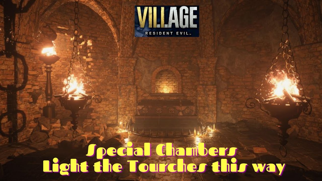 Resident Evil: Village - How to Light the Torches (Special Chambers) in ...
