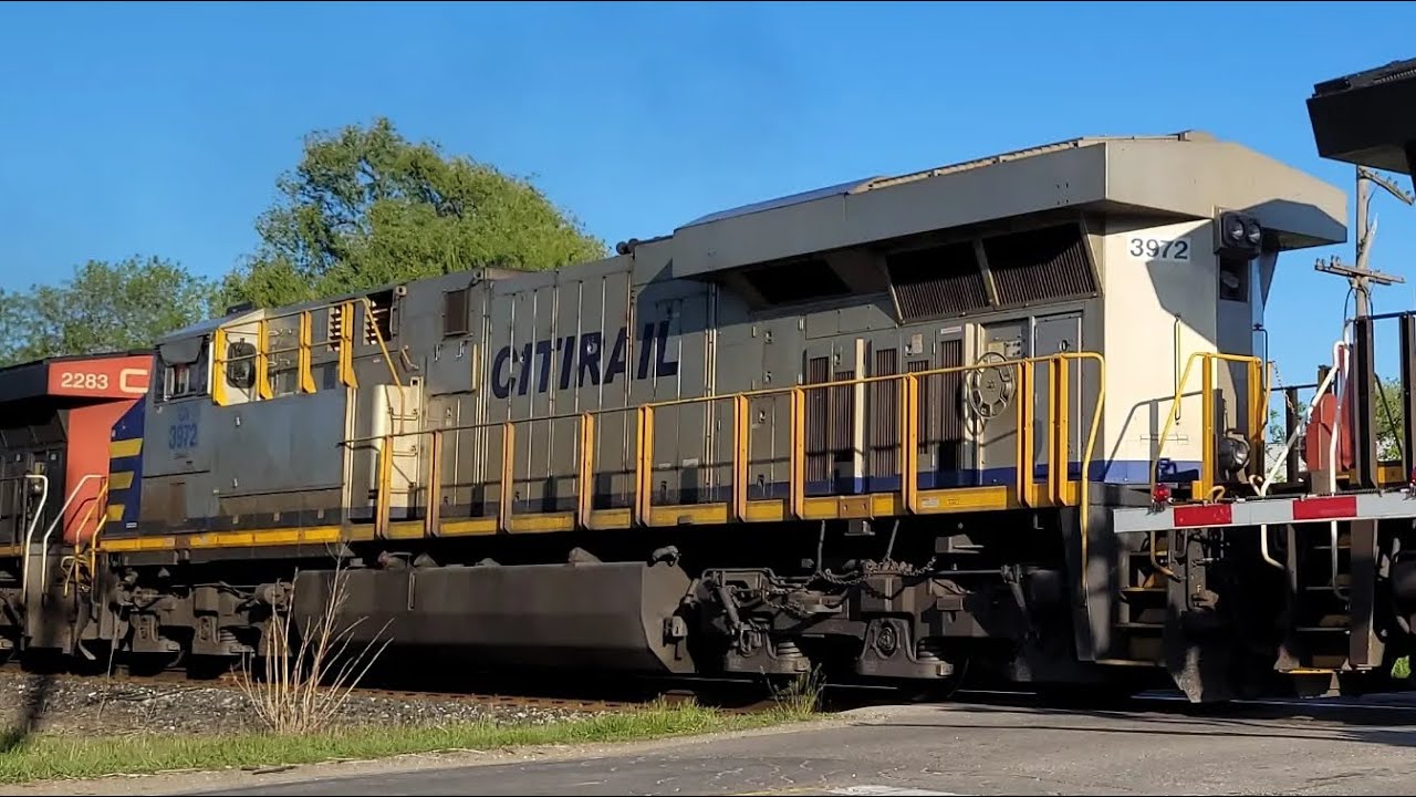 (Late!) (Un-patched CitiRail!!) CN 301 - 3049/3972/2283 In Lynden ...