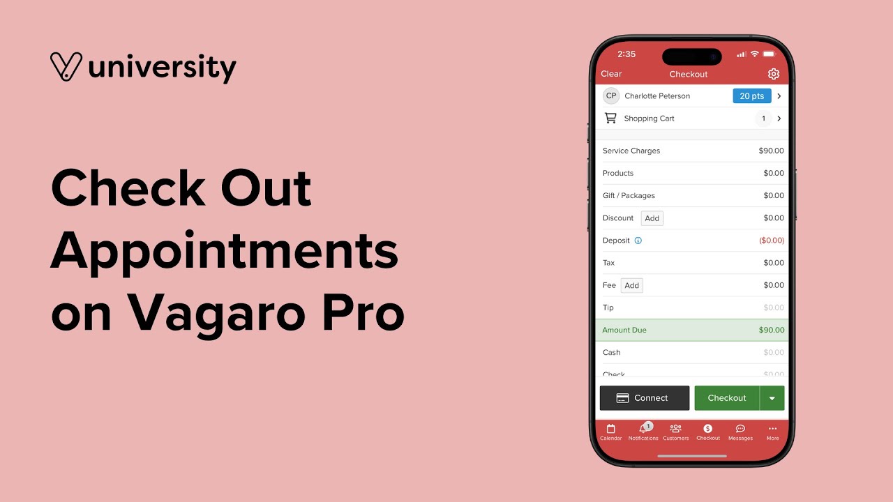 How to Checkout Appointments on the Vagaro Pro App - YouTube