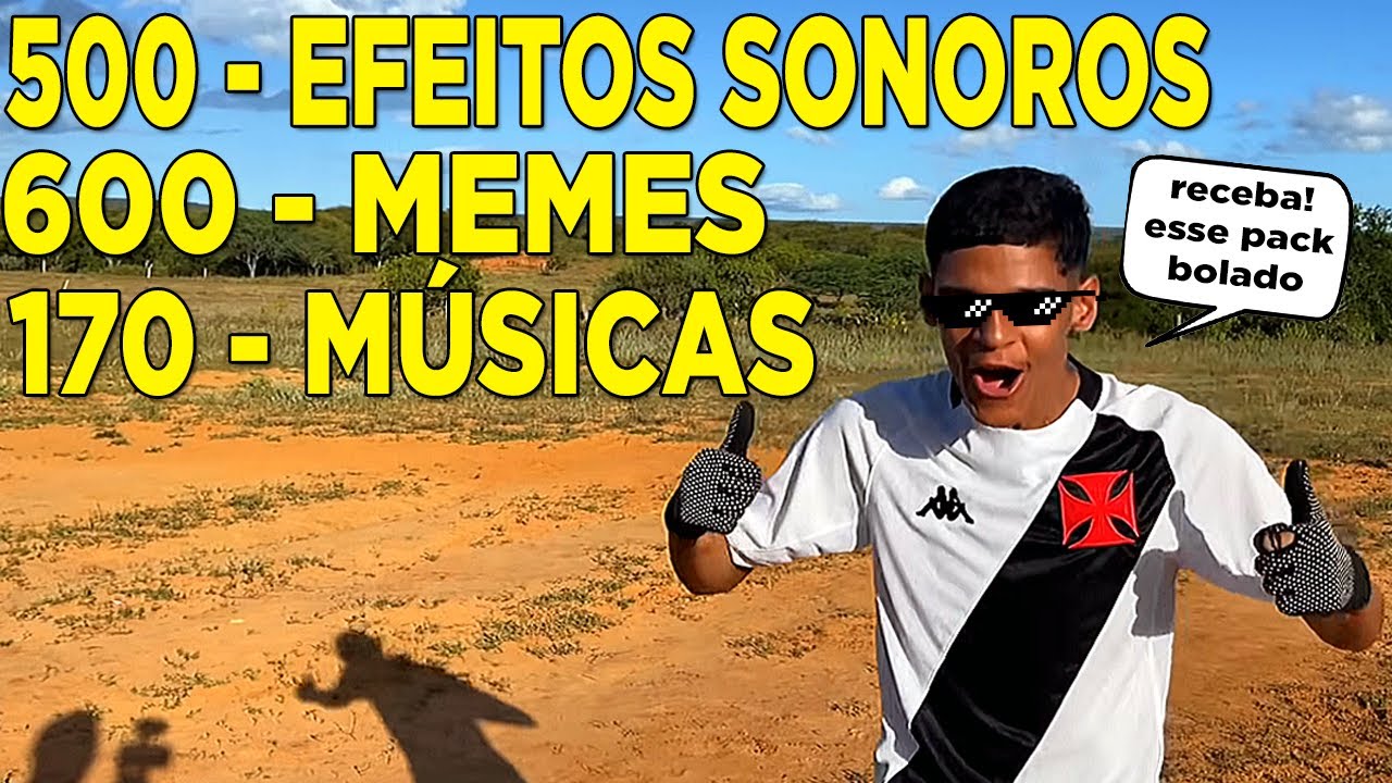 MEGA PACK PARA EDIÇÃO DE VÍDEOS ENGRAÇADOS #6 (MEMES, EFEITOS SONOROS ...