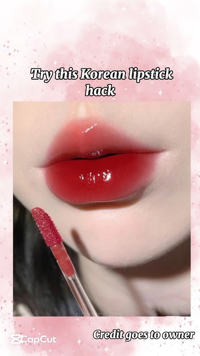 Try this Korean lipstick hack 💖 ||#aesthetic#fyp#shorts#trending#koreanlipstick#koreanmakeup# ...