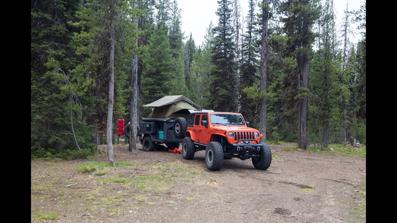 Camping/Overlanding in my Jeep Wrangler and overland trailer ...