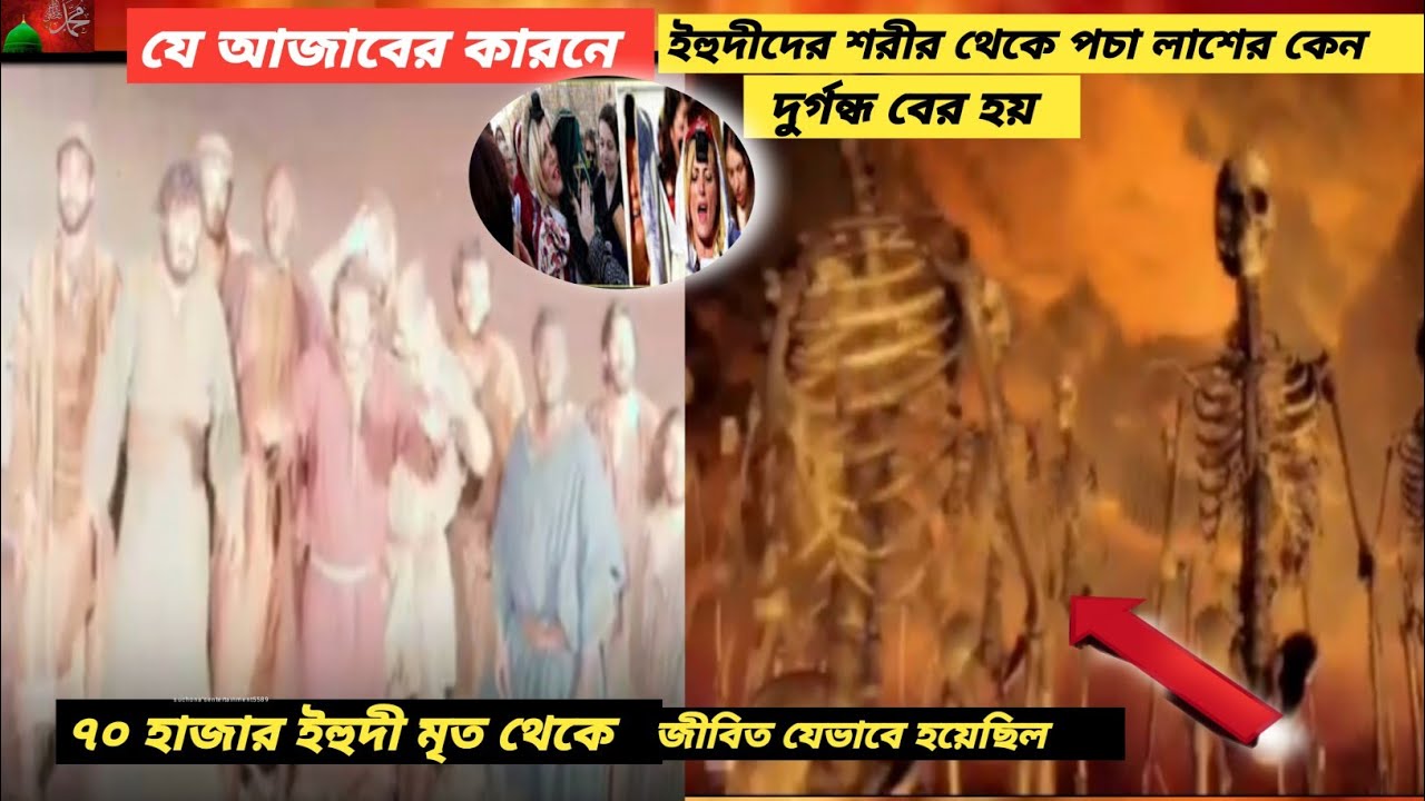 ইহুদীদের শরীর থেকে পচা লাশের কেন দুর্গন্ধ বের হয় |৭০ হাজার ই'হুদি ...