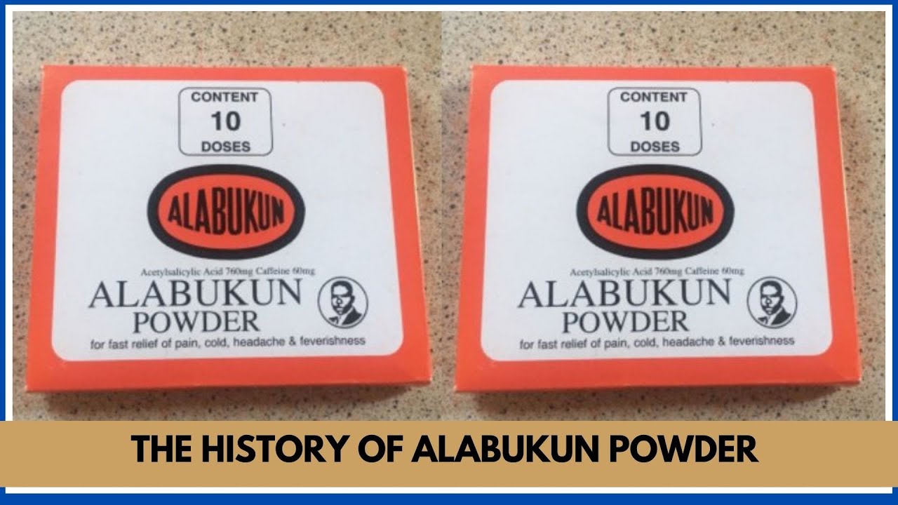 The History of Alabukun Powder (Produced in Nigeria More than 100 Years ...