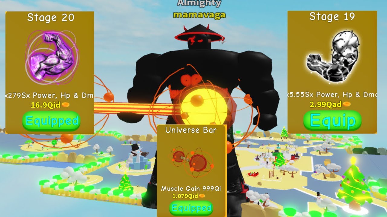 Gtting Stage 19 and 20 in [🎅 42X EVENT !! ] 💪🏻 Legacy Lifting Simulator ...