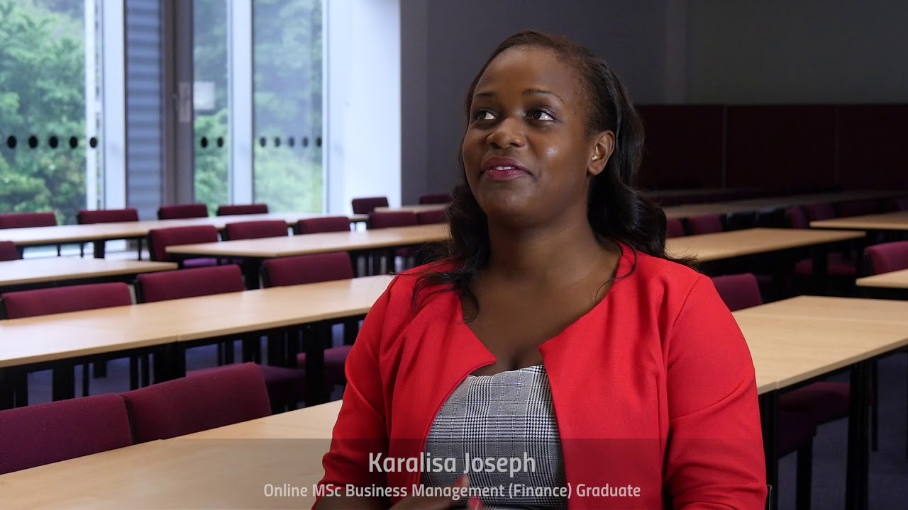 Karalisa Joseph talks about what she loved about her Edinbugh Napier ...