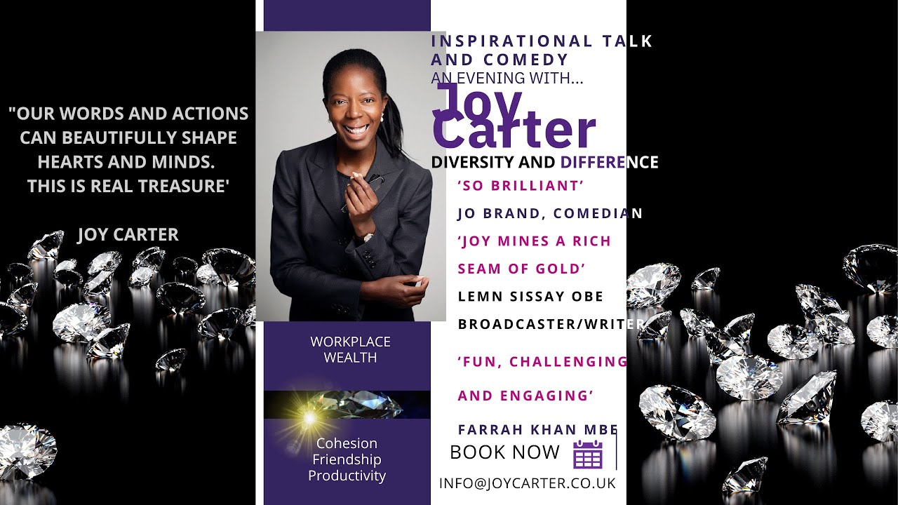 Joy Carter Corporate Reel Diversity and Difference Inspirational Talk ...