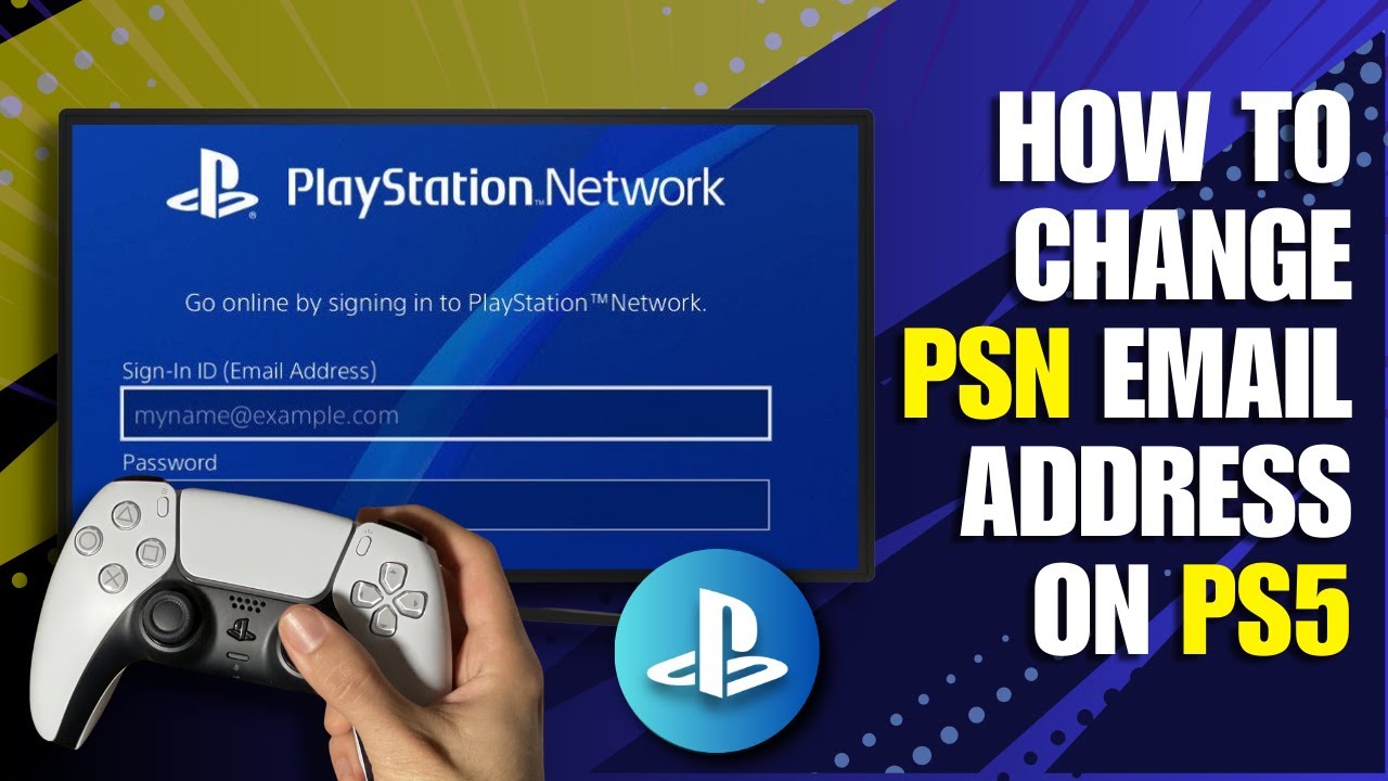 How To Change PSN Email Address On PS5 2024 - YouTube