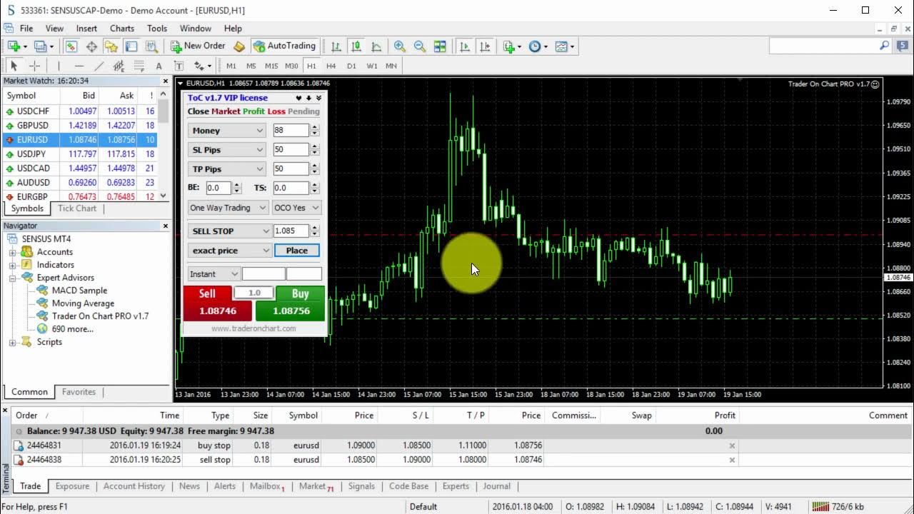 set stop loss and take profit in mt4 with just 1 click - forex ea - automatic link in ...