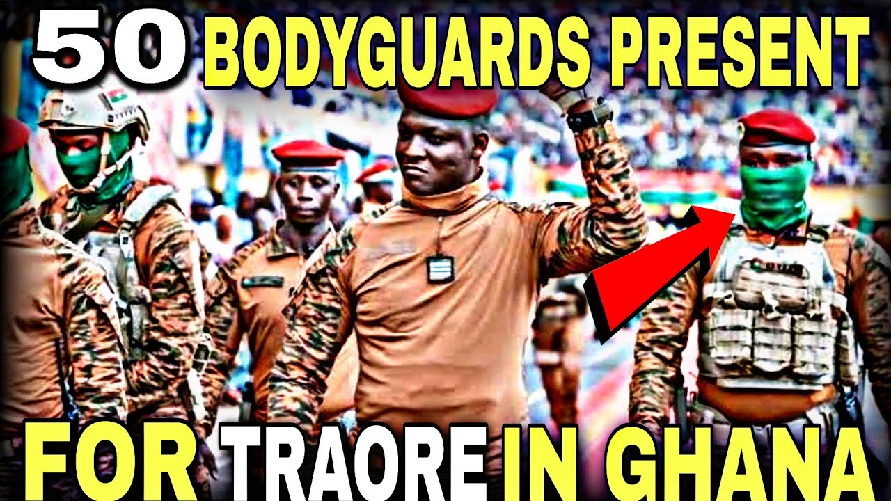 Captain Ibrahim Traore high military presence at president Mahama swear ...