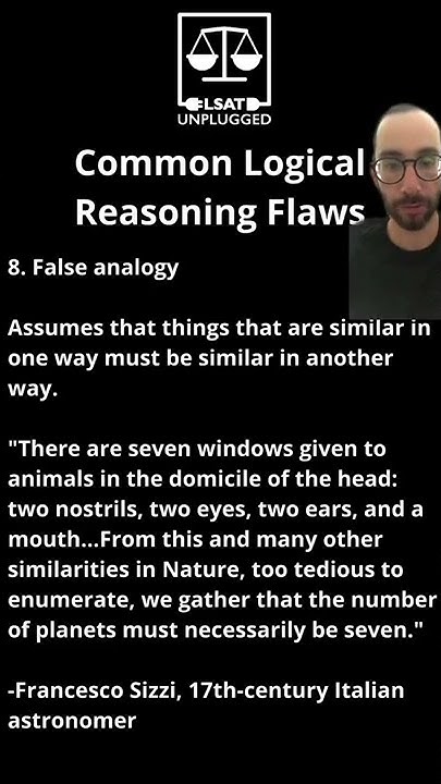Common Logical Reasoning Flaws (False Analogy) - YouTube