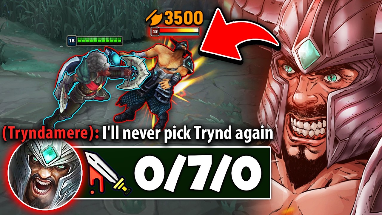 This guy made a BIG mistake stealing Trynd from the RANK 1 TRYNDAMERE ...