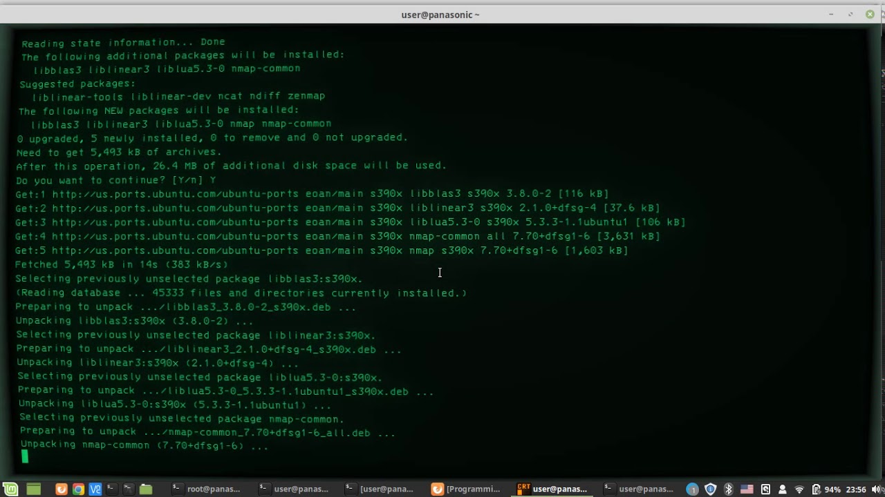 Ubuntu Server 19.10 s390x in qemu - YouTube