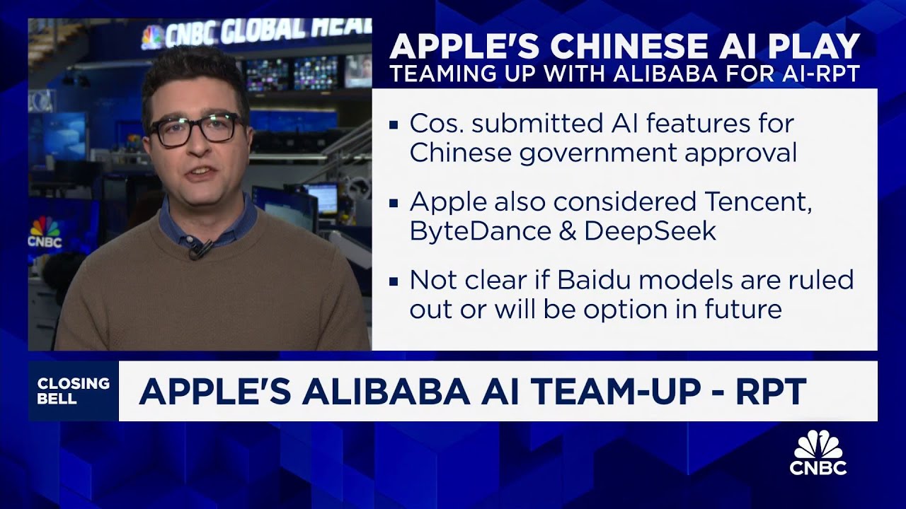 Report: Apple working on AI partnership with Alibaba - YouTube