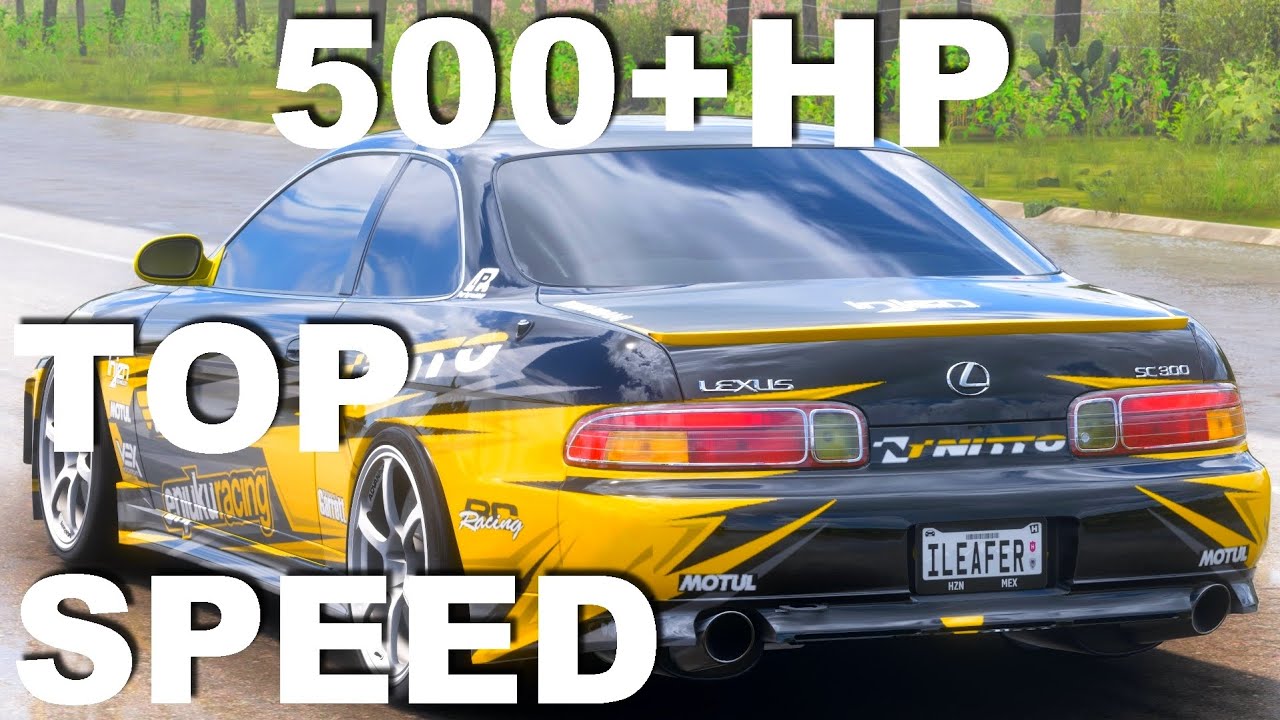 500+HP Lexus SC300 | TOP SPEED | Forza Horizon 5 | FIRST PERSON - YouTube