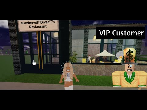 A VIP CUSTOMER CAME TO MY ROBLOX RESTAURANT! - YouTube