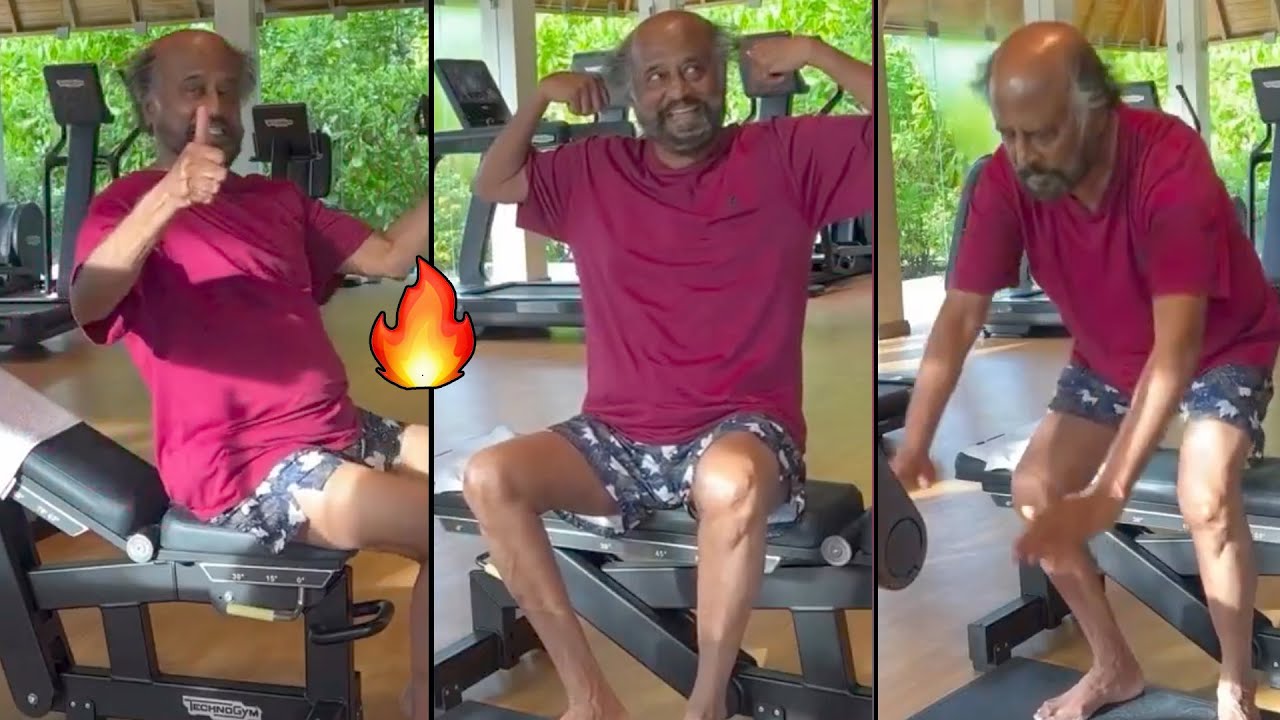 Super Star Rajinikanth Workout Video | Rajinikanth Latest Video ...