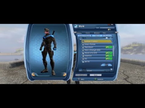 Nightwing Styles on DCUO* - YouTube