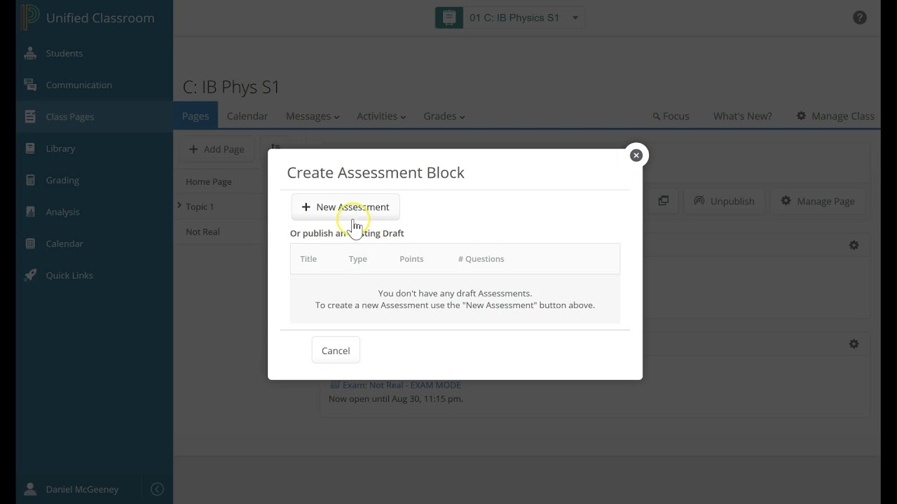 Building Quizzes/Assessments in PowerSchool - YouTube