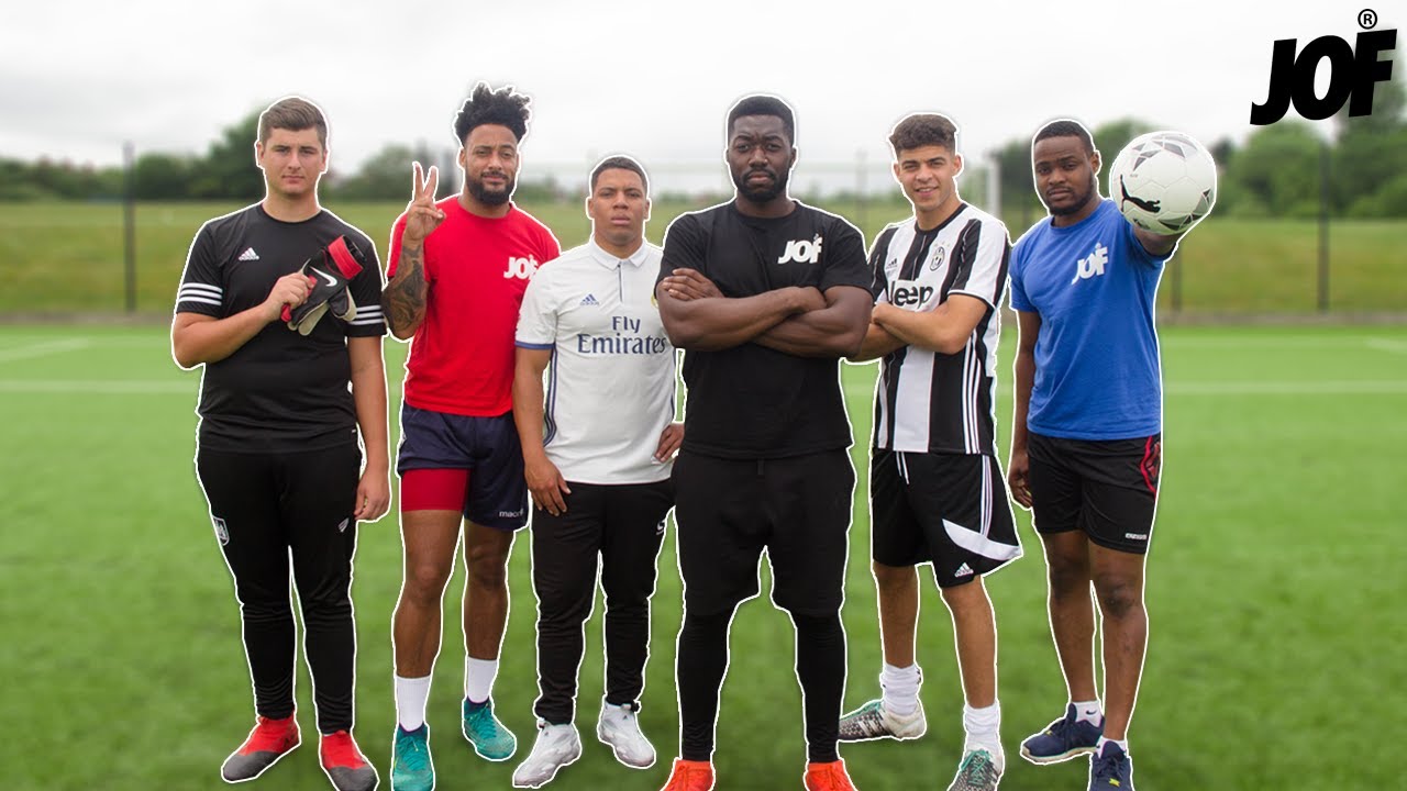 FOOTBALL CHALLENGES! TEAM JOF VS MAVRIC WOLVES - YouTube