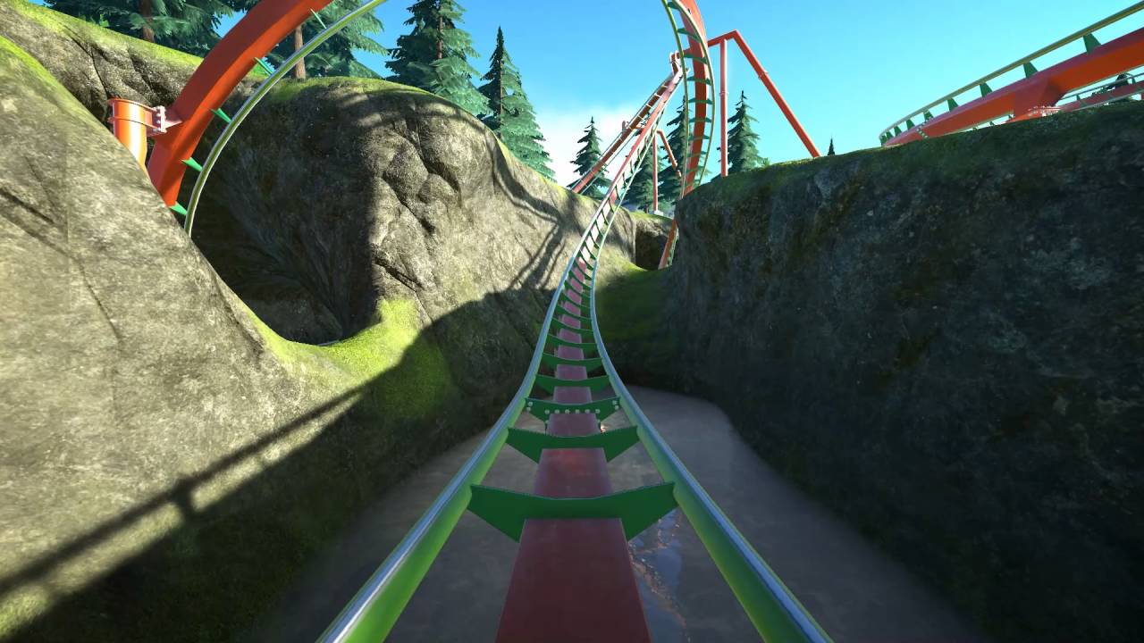 Forest Flight - Planet Coaster Wing Coaster - YouTube