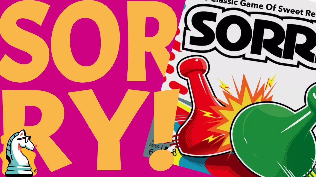 Sorry Board Game Logo SORRY