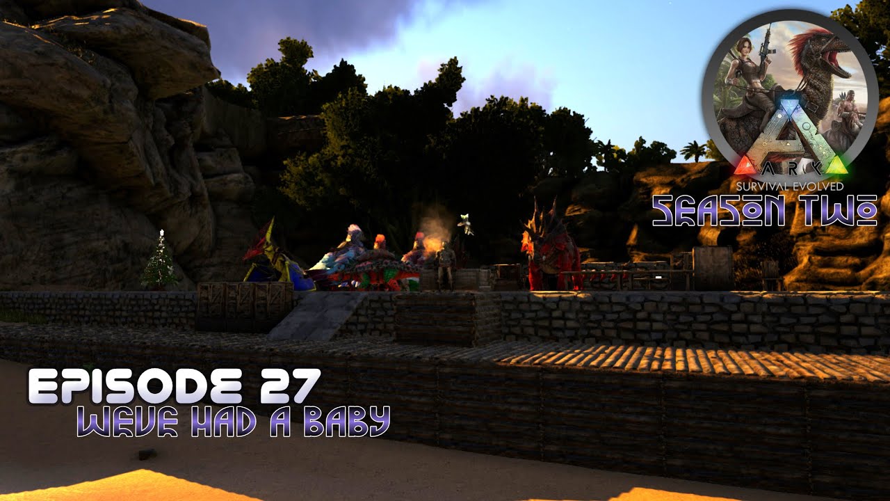 Ark Survival Evolved S2 Episode 27 We had a Baby Lystrosaurus - YouTube