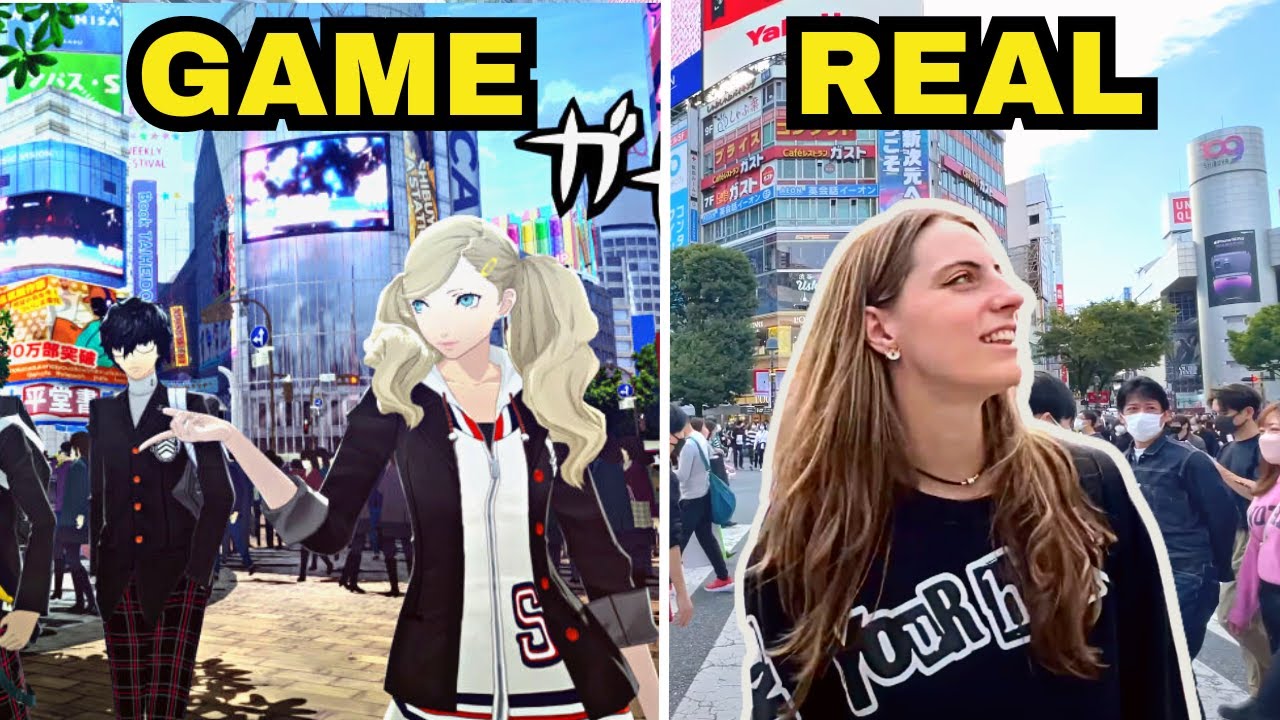 Japanese Video Game Locations in Real Life - PERSONA 5 - YouTube