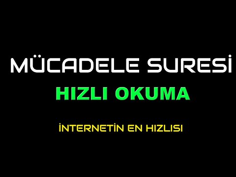 MÜCADELE  SURESİ HIZLI OKUMA