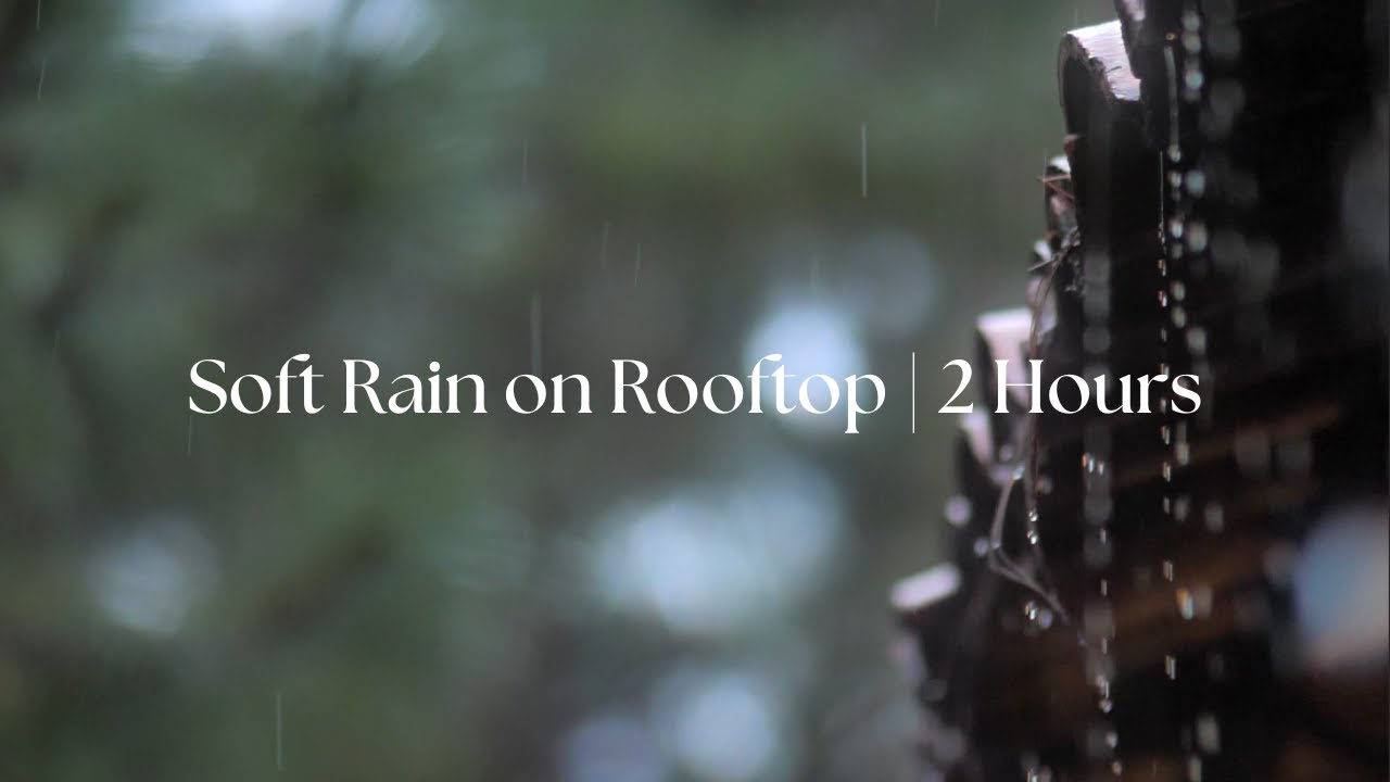 Soft Rain on Rooftop | Relaxing Rain Sounds for Sleep, Study ...