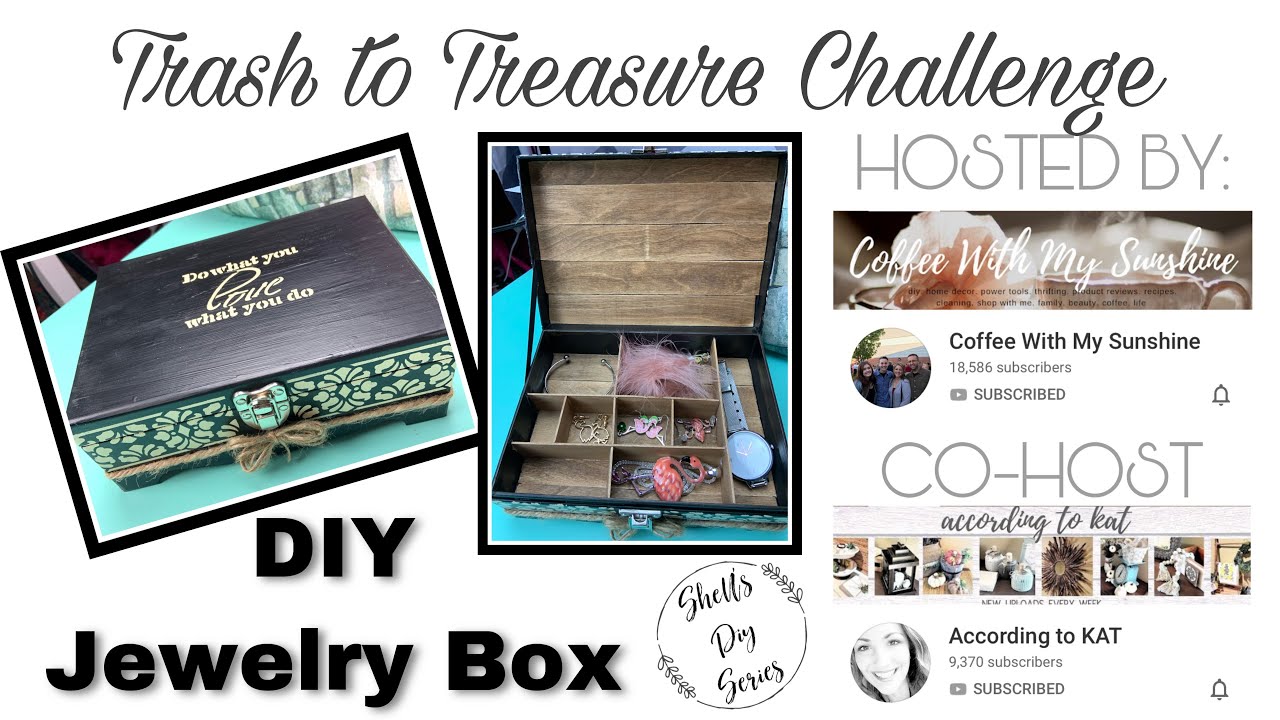 Using Trash to Treasure Challenge - Jewelry Box - YouTube