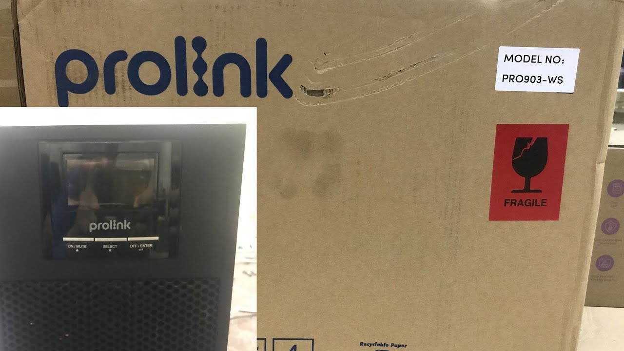 UPS PROLINK Online PRO903WS Unboxing - YouTube