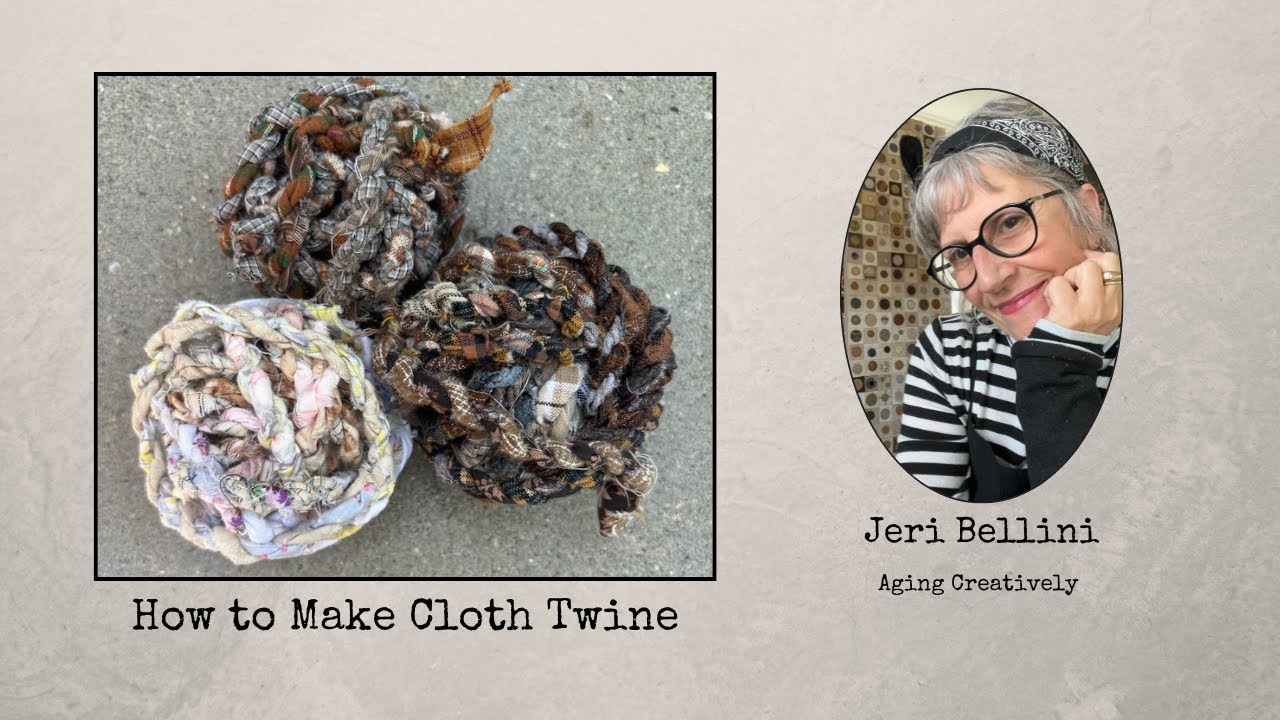 Cloth Twine - Twisted Cord - Fabric Rope - A Tutorial - YouTube