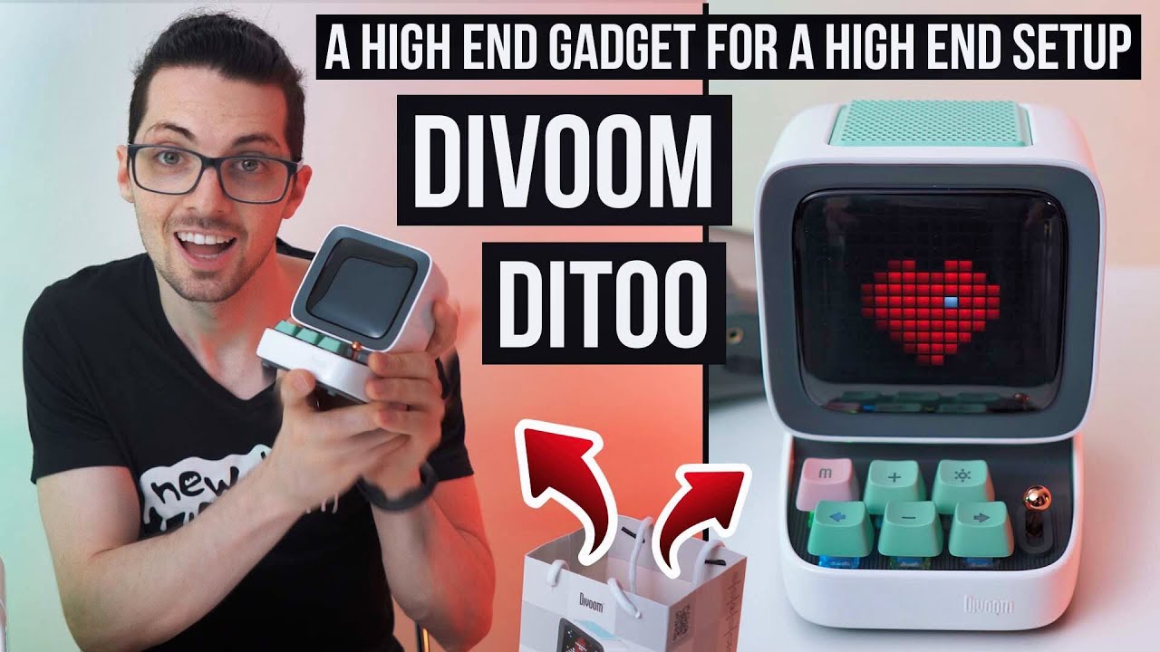 BEST Pixel Gadget For Your Setup - Divoom Ditoo Review & Test - YouTube