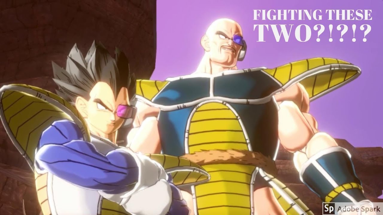 DRAGON BALL XENOVERSE - (FIGHTING VEGETA AND NAPPA) - YouTube