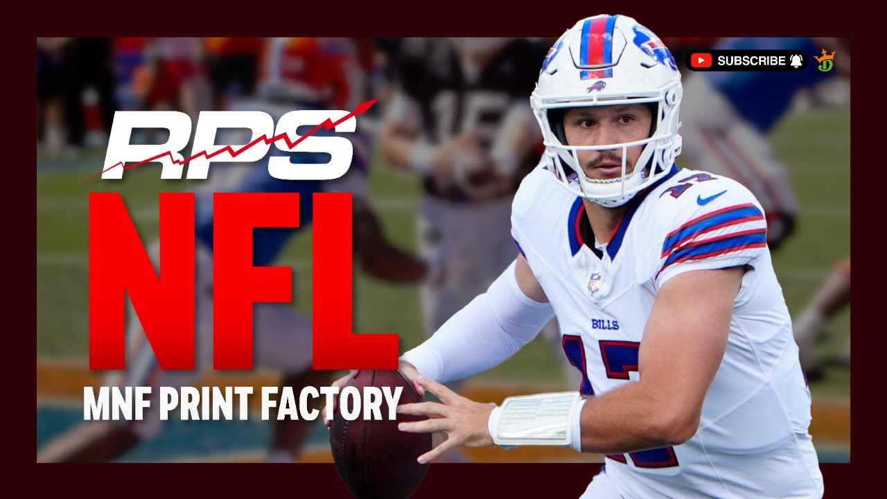 NFL DFS Strategies, Picks, Advice | WEEK 3 | 9/23 - MNF Print Factory - YouTube