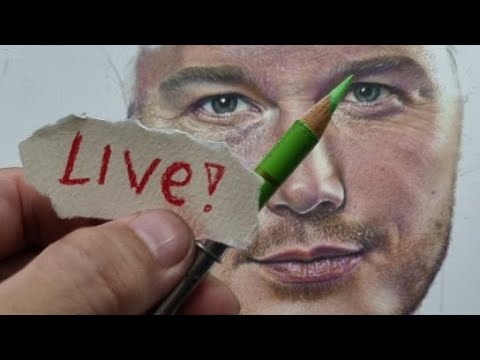 Let's DRAW LIVE! Realistic Colored Pencil Drawing Tutorial - YouTube
