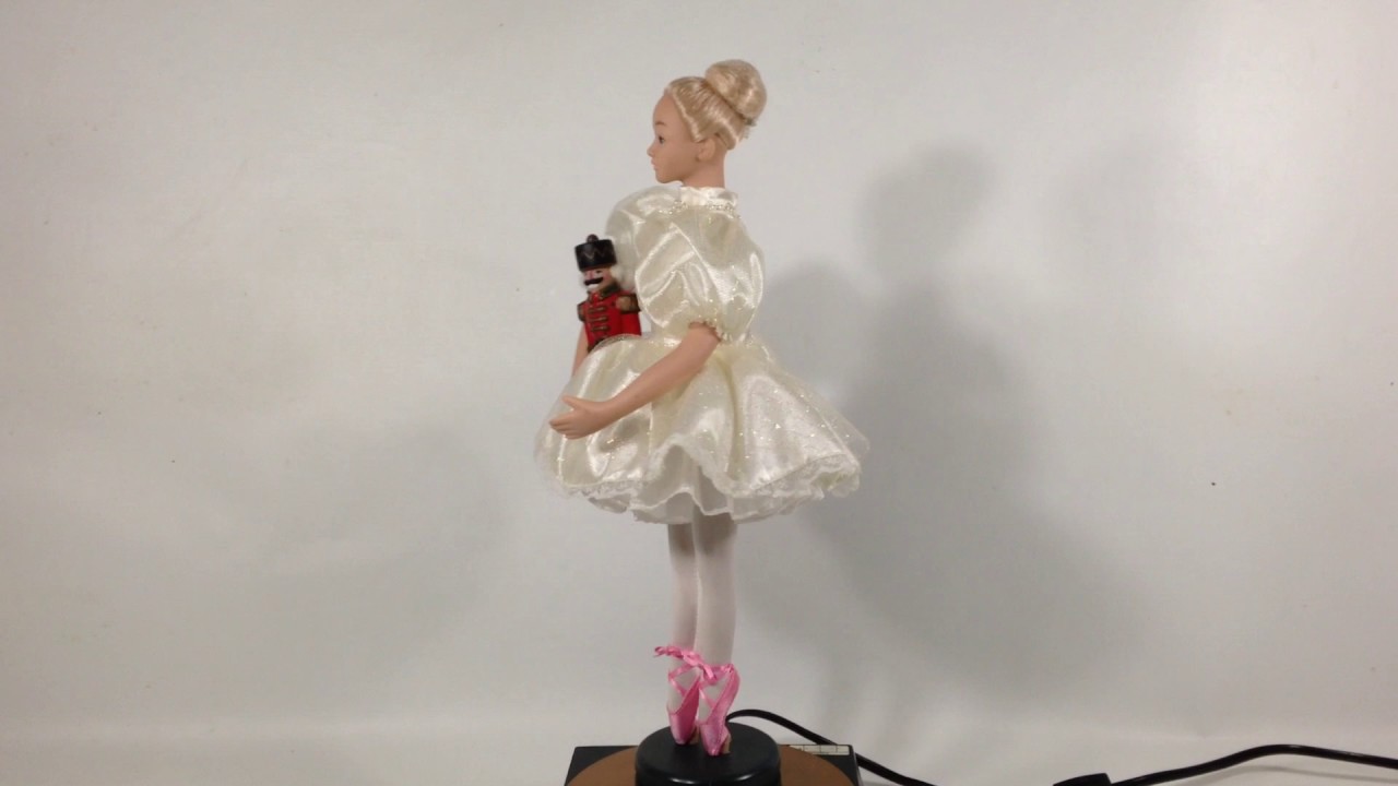 Rotating Nutcracker Ballerina Animated Musical - YouTube