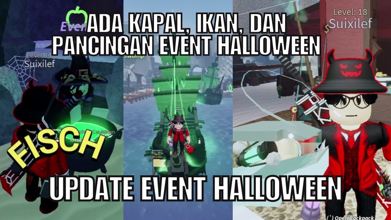 NEW UPDATE HALLOWEEN, AND HOW TO GET NEW ROD, SHIP, AND EVENT FISH ...