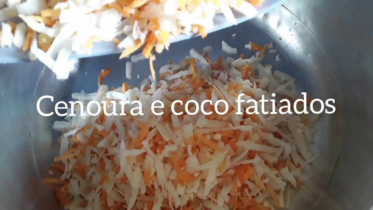 Como fazer cocada de coco com cenouras! - YouTube