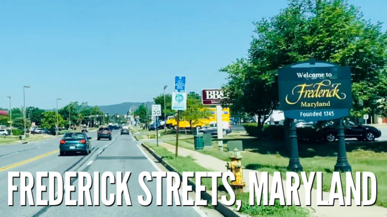 Driving through Frederick streets, Maryland, USA - YouTube