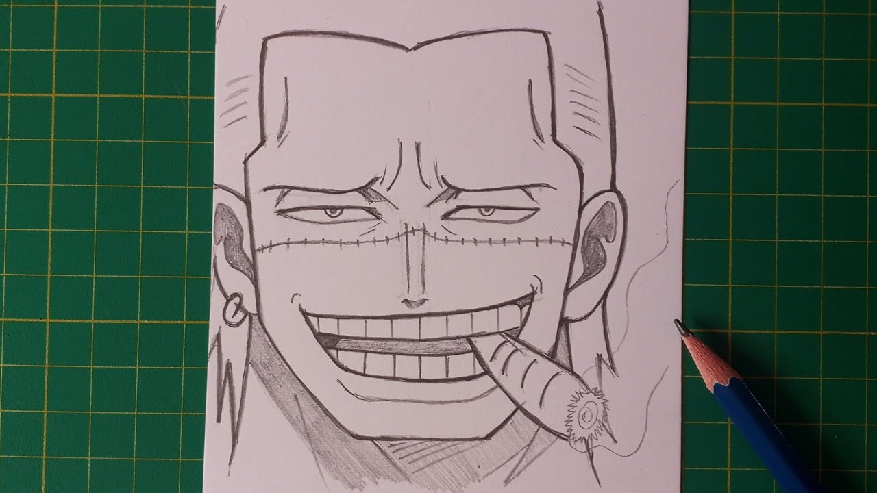 Easy to draw | How to draw Crocodile step by step | One Piece Drawing ...