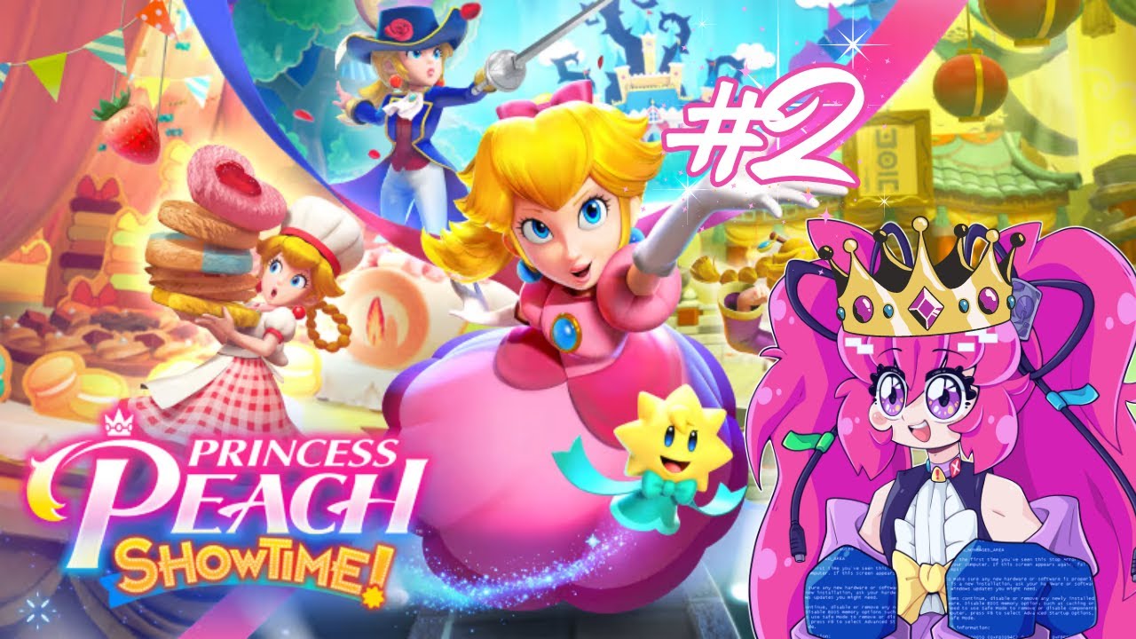 【princess peach showtime】lights, camera, SPARKLE 【part two】 - YouTube